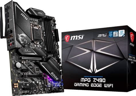 Best Buy Msi Mpg Z Gaming Edge Wifi Socket Lga Usb C Gen Intel Motherboard With Led