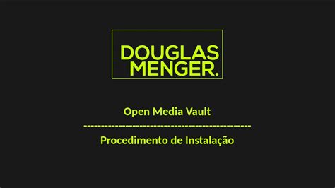 Open Media Vault Procedimento de Instalação YouTube