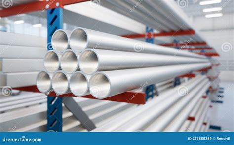 Inside The Warehouse Distribution And Packaging Of Goods Is Automated With Conveyors And Robots