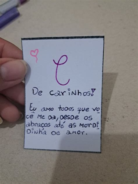 Alfabeto Do Amor Carta Dia Dos Namorados Ideias Para Presentear O