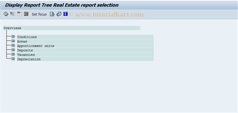 FO G SAP Tcode Reporting Tree VI