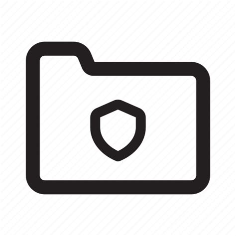 folder protected icon download on iconfinder
