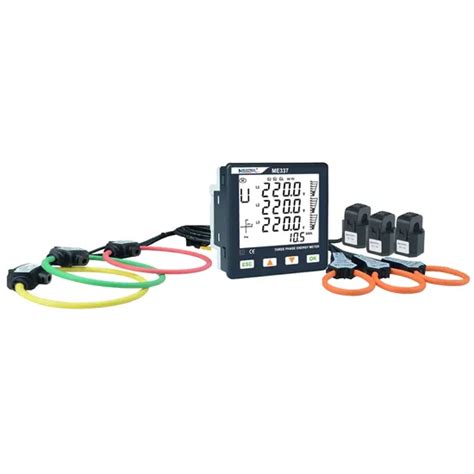 Me337 Single Phase Three Phase Power Analyzer Digital Lcd Panel Energy Analyzer Panel Meter