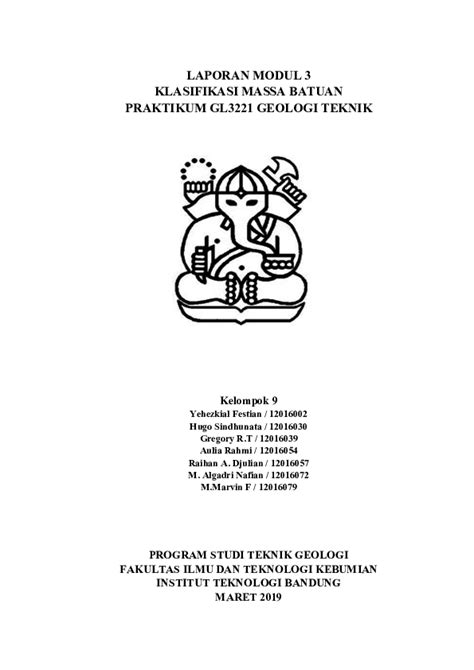 Pdf Klasifikasi Massa Batuan Rmr Dan Smr