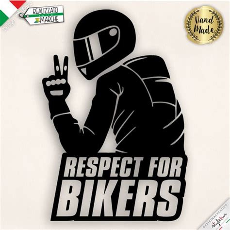 Respect for biker sticker