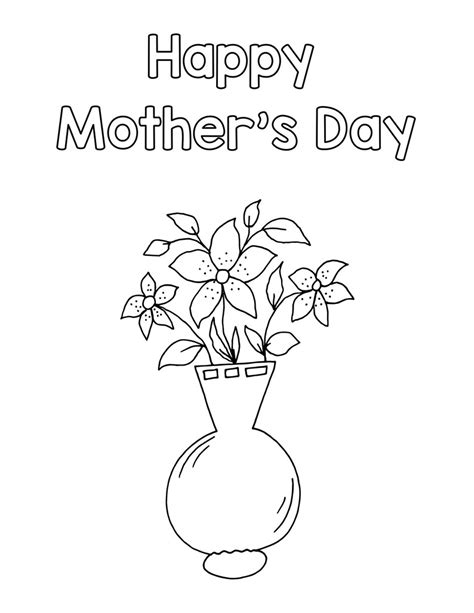 Printable Mothers Day Coloring Pages Mothers Day Coloring Worksheets
