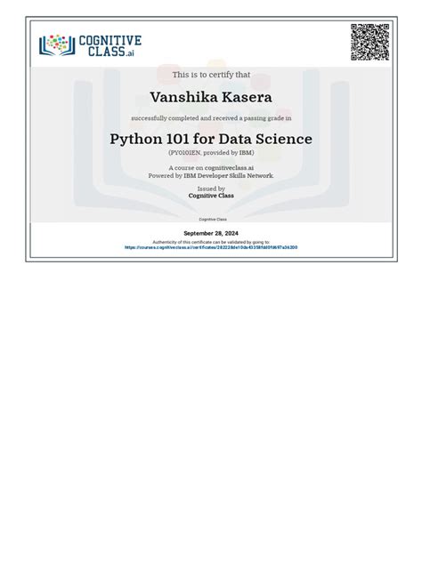 Ibm Py0101en Certificate Cognitive Class Pdf Computers