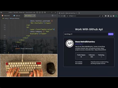 Asmr Programming Github Api In Javascript No Talking Youtube