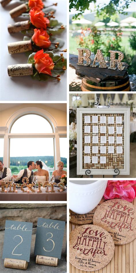 Unique Wine Cork Wedding Ideas For A Wine Country Wedding The
