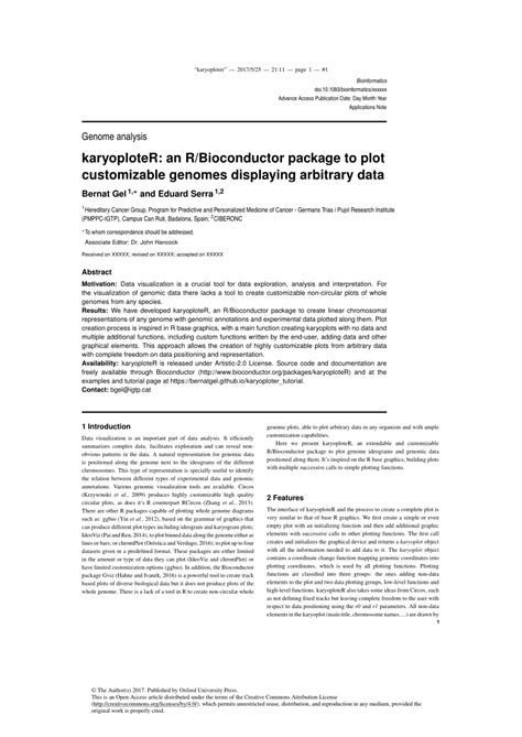 Pdf Karyoploter An Rbioconductor Package To Plot Customizable