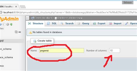 Cara Membuat Tabel Di Phpmyadmin Dan Mengisinya