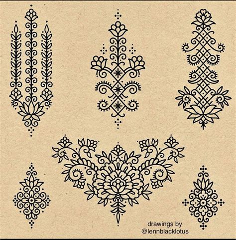 Geometric Pattern Art On Paper