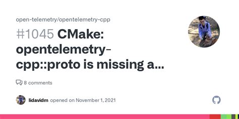 Cmake Opentelemetry Cppproto Is Missing A Dependency On Grpc · Issue 1045 · Open Telemetry