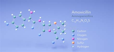 Amoxicillin Molecule Stock Illustrations 75 Amoxicillin Molecule