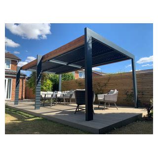 Rotating Louvre Roof Pergola Modern Garden Other By Urban Skies