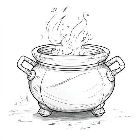 41 Coloriage Chaudron à Imprimer Gratuits Magie Et Mystère