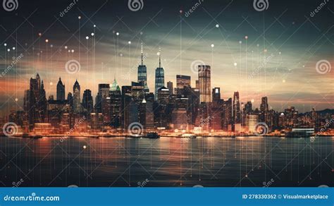 Ai Powered Financial Market Analysis Stock Illustration Illustration Of Analysis Power 278330362