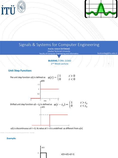 Week 2 Signal Properties And Systems Classification V4 Pdf