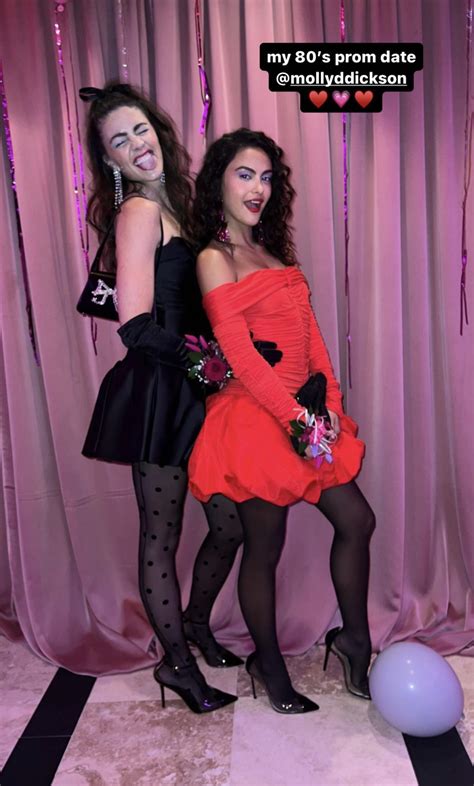Camila Mendes And Molly Dickson R Celeb Nylons