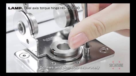 Sugatsune Hg T70s30 Dual Axis Torque Hinge Concept Latch Lock And Hinge