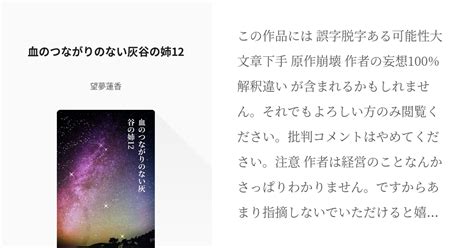 12 血のつながりのない灰谷の姉12 血のつながりのない灰谷の姉 望夢蓮香の小説シリーズ Pixiv
