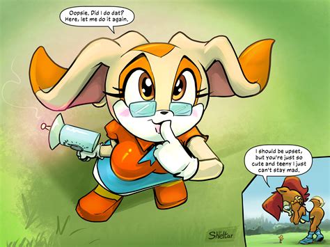 33426 Safe Artist Shieltar Cream The Rabbit Sally Acorn Cute