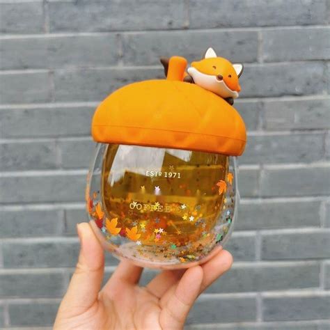 Kawaii Acorn Fox Cup Kore Kawaii