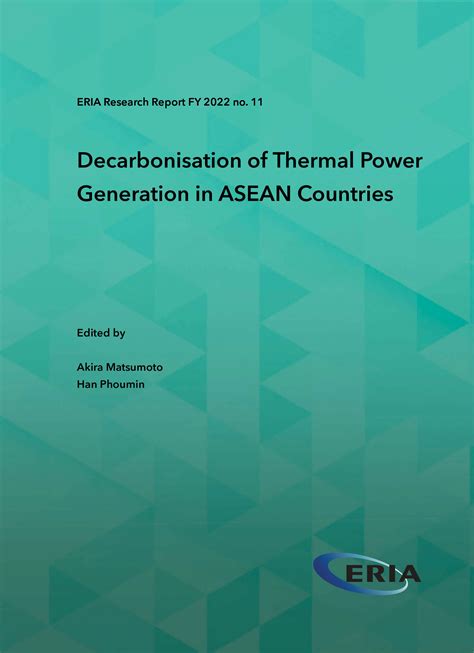 Decarbonisation Of Thermal Power Generation In Asean Countries Economic Research Institute For