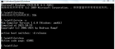 chinese words on windows command line garbled code · issue 19022 · nim