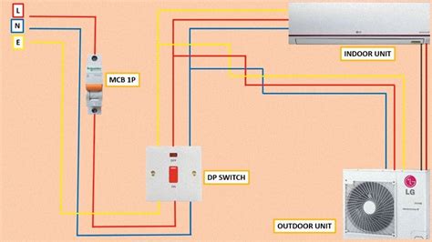 Split Ac Connection Diagram Youtube
