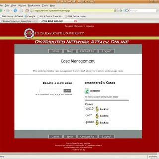 Snapshot Of The Case Management System Download Scientific Diagram