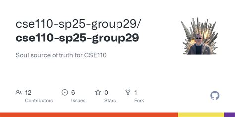Pull Requests · Cse110 Sp25 Group29cse110 Sp25 Group29 · Github