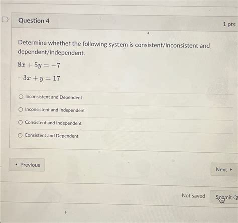 Solved Question 41 ﻿ptsdetermine Whether The Following