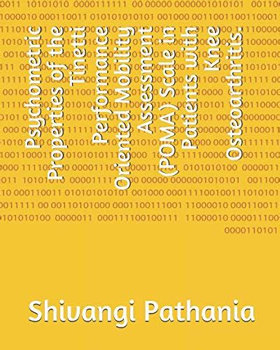 Psychometric Properties Of The Tinetti Performance Oriented Mobility