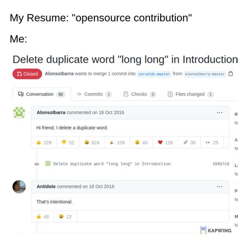 open source contribution r programmerhumor