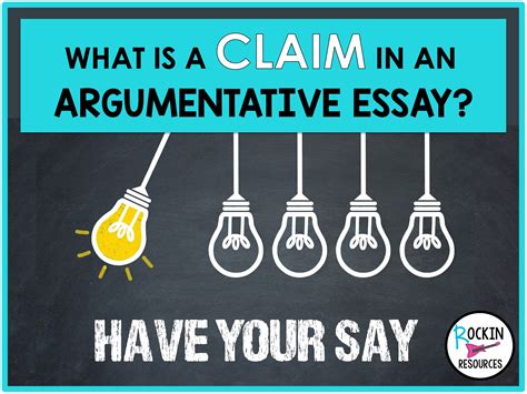 What Is A Claim In An Argumentative Essay Rockin Resources