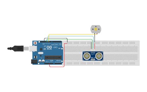 Circuit Design Arduino Sensor Con Motor Valeria Velásquez Tinkercad