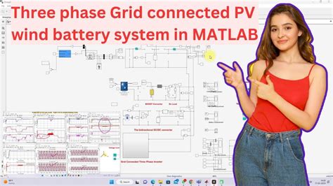 three phase grid connected pv wind battery system in matlab pv wind