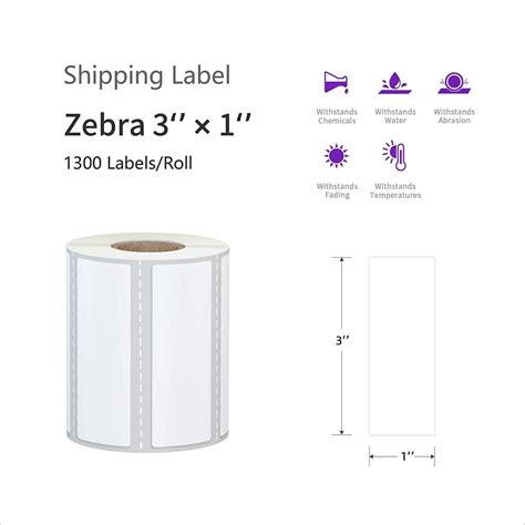 3x1 Direct Thermal Labels For Zebra Eltron Fba Barcodes Labels Prinko