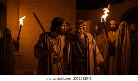 Biblical Image Simon Peter Drawing His AI Generated Image 2532611619 Shutterstock