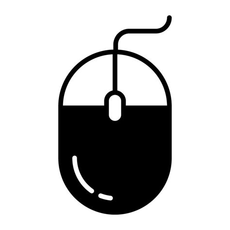 Mouse Vector Icon Isolated On White Background Vector Art At Vecteezy