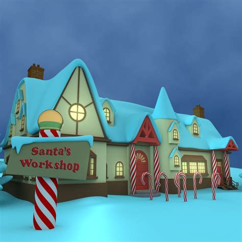 3d Santas Workshop