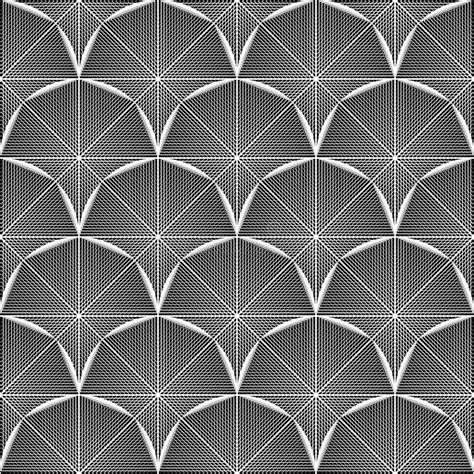 Design Seamless Monochrome Octagon Pattern Stock Vector Illustration Of Circular Round 54240585