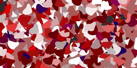 Light Red Vector Background With Random Forms 1843759 Vector Art At Vecteezy