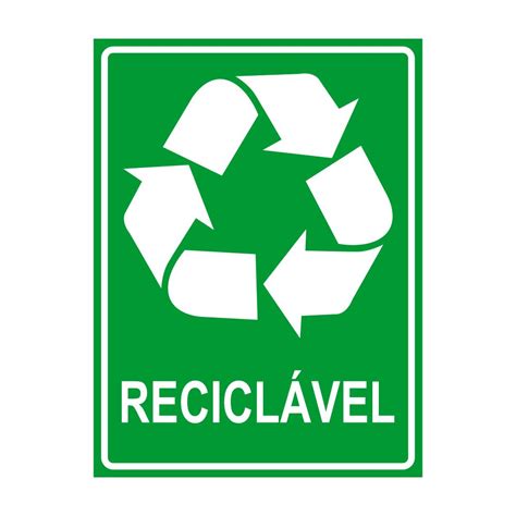 Placa Lixo Reciclável Para Imprimir Nazaedu