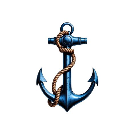 Desenho De âncora Marinha Azul Com Design Realista Png Arte De âncora
