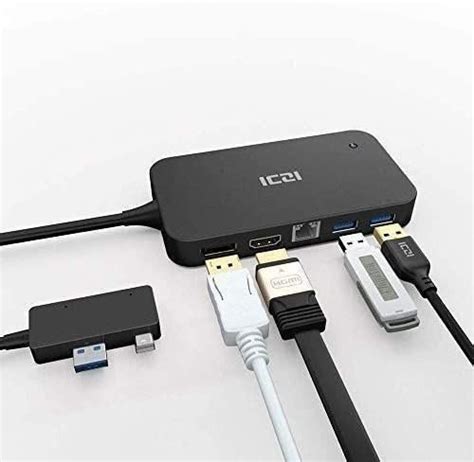 [c6314] Surface Pro Dock 3 5mm Headphone Aux Jack Usb 3 0 Port Rj45 Ethernet Lan For