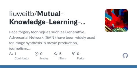 Github Liuweitbmutual Knowledge Learning Network Face Forgery