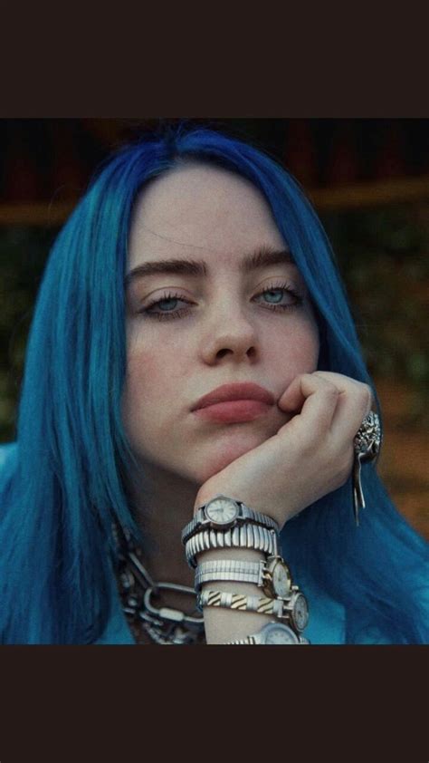 Pin De Lucía 💛 En Billie Eilish Pelo Color Azul Billie Eilish Billie