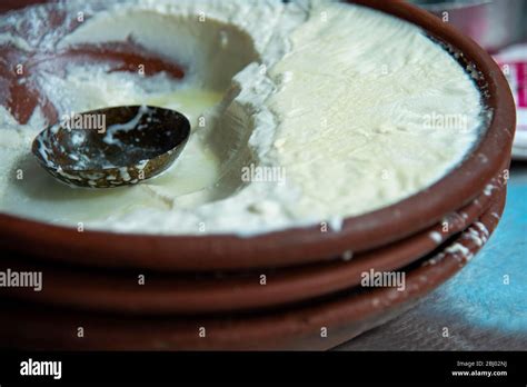 Sweet Curd Or Sweet Dahi Stock Photo Alamy